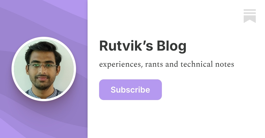 Rutvik’s Blog | Rutvik Patel | Substack