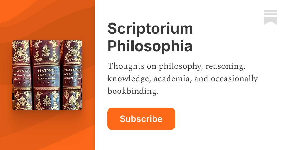 Scriptorium Philosophia | Hilarius Bookbinder | Substack