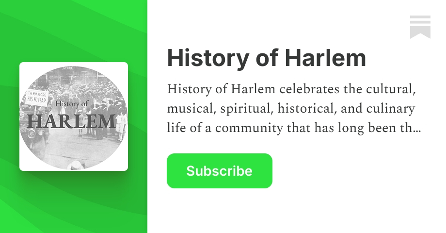 Archive - History of Harlem