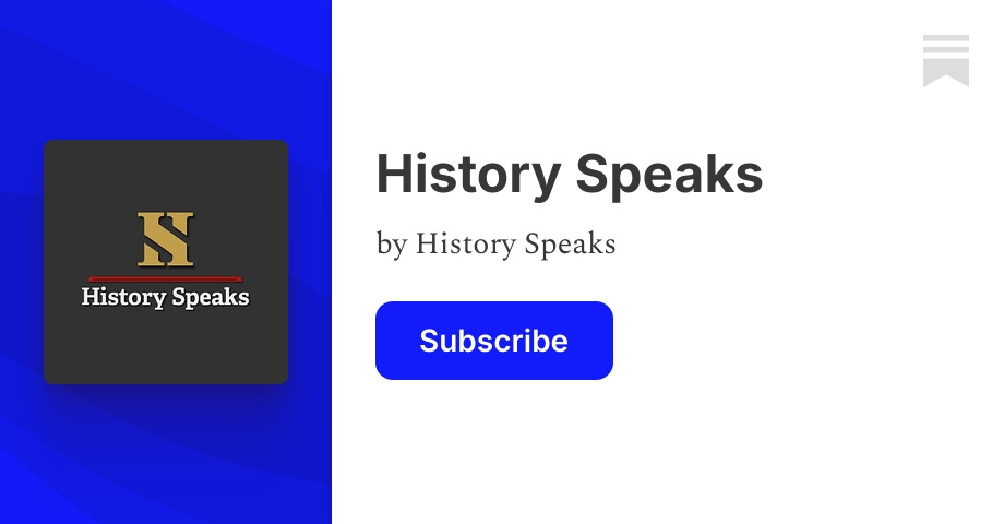 History Speaks | Substack