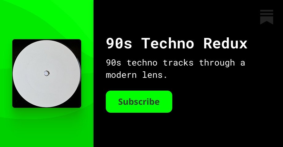 90s Techno Redux | Holden Federico | Substack
