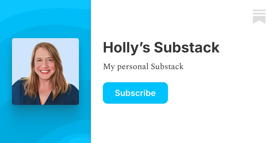 Holly’s Substack | Holly Wainwright | Substack
