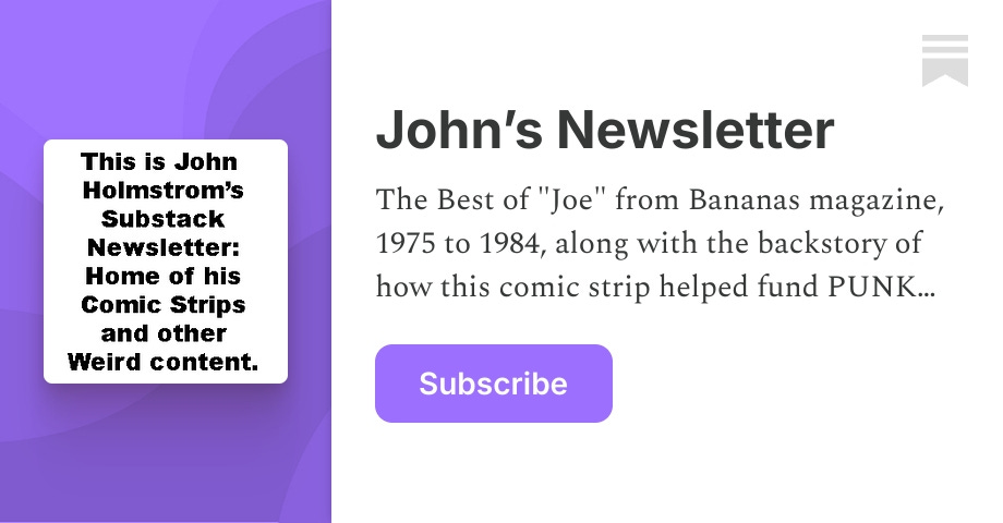 John’s Newsletter | John Holmstrom | Substack