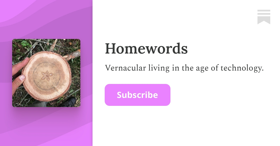Homewords | John Carr | Substack