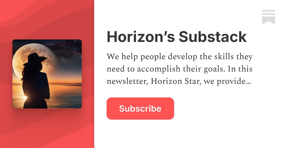 Horizon’s Substack | Horizon Star | Substack