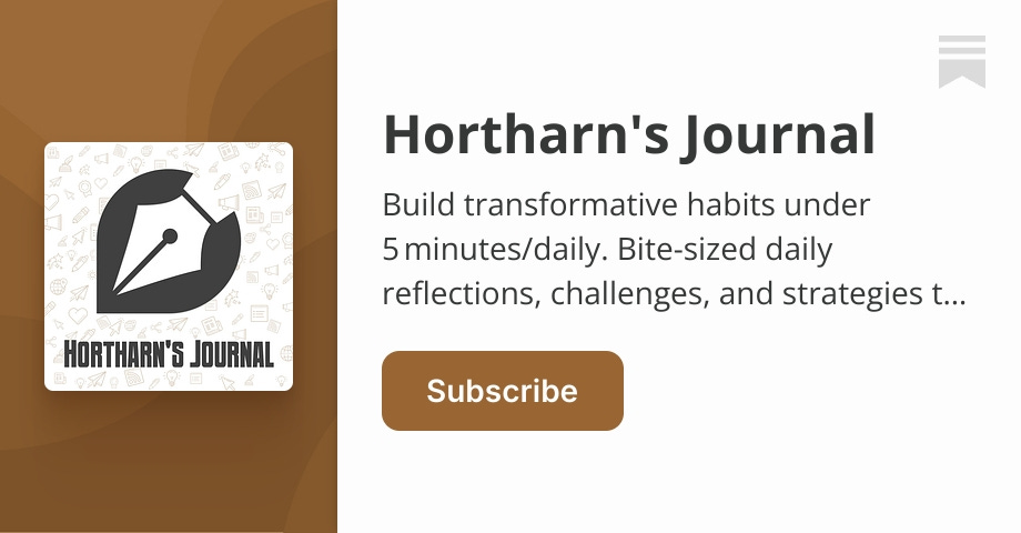 Hortharn's Journal | Ekerete Lord-kris. | Substack
