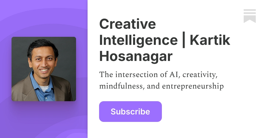 Kartik’s Substack | Kartik Hosanagar | Substack