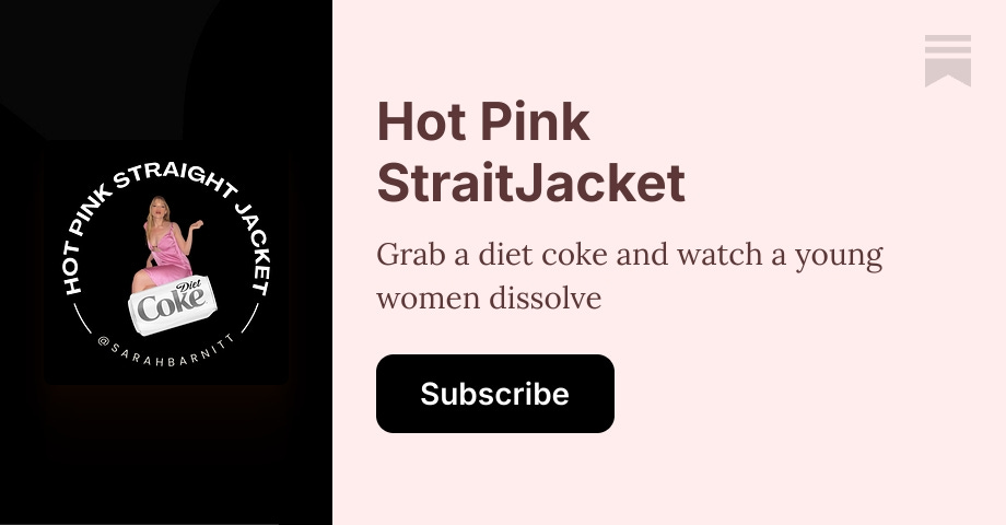 Substacks recommended by Sarah Barnitt | Hot Pink StraitJacket