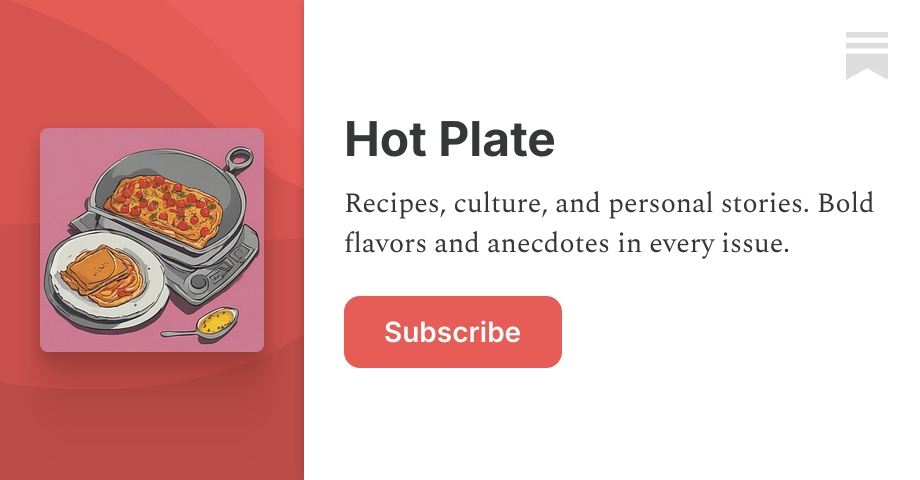 Hot Plate | Jaime M | Substack