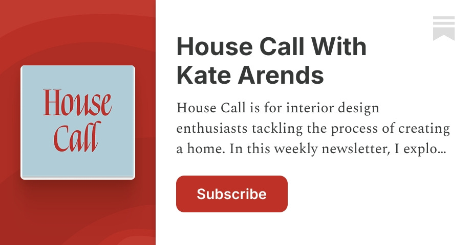 House Call With Kate Arends | Substack
