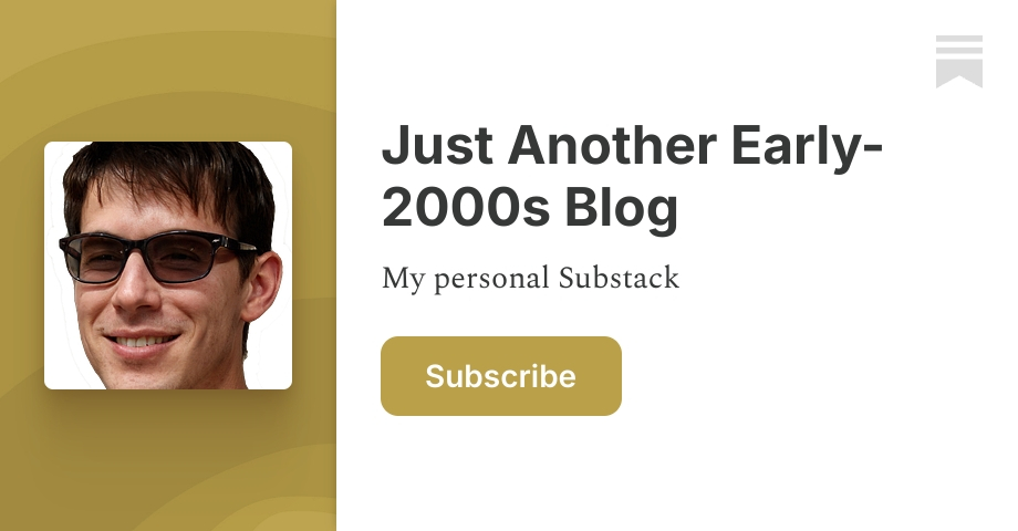 Just Another Early-2000s Blog | Howard Crane | Substack