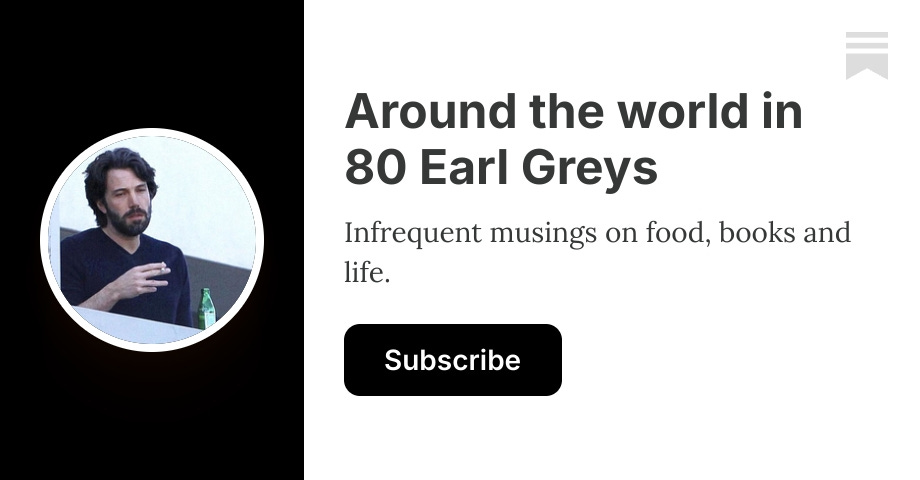 Around the world in 80 Earl Greys | Hari | Substack