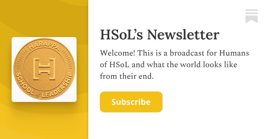 HSoL’s Newsletter | Humans of HSoL | Substack