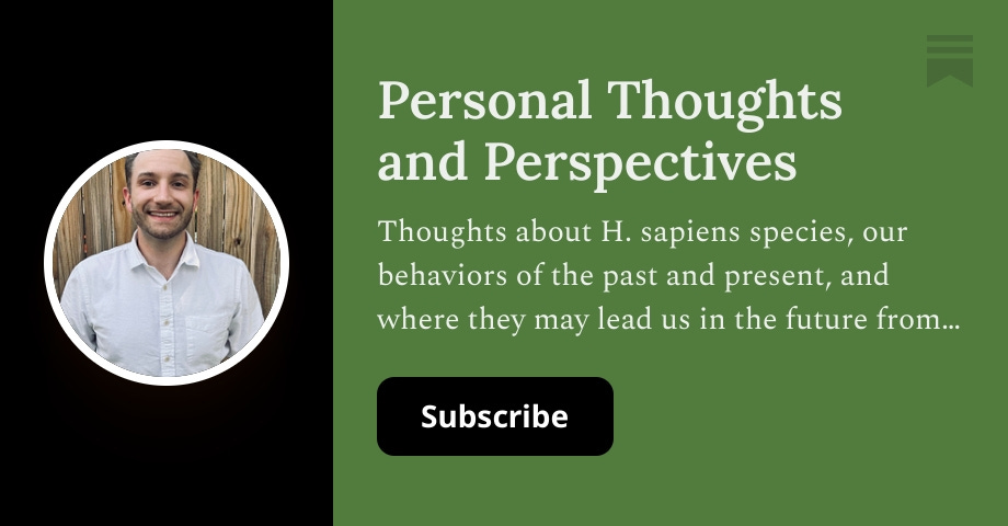 Personal Thoughts and Perspectives | Isaac W. Hubbell | Substack