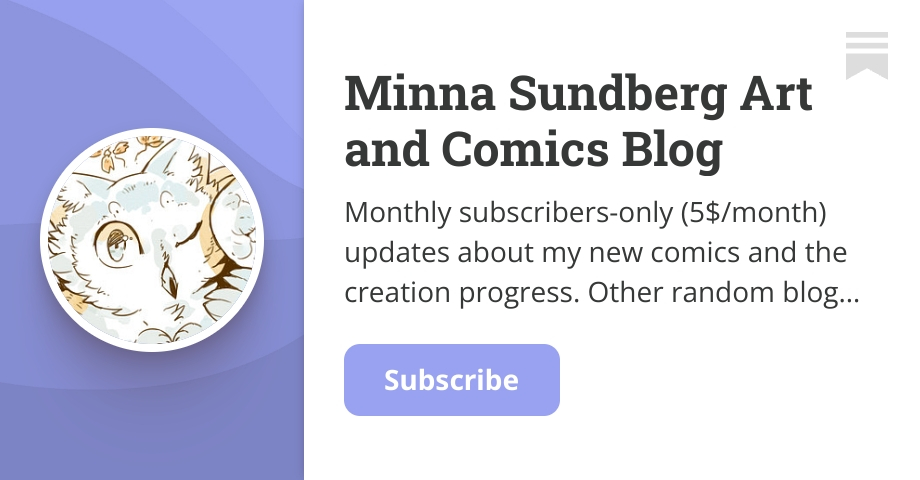 About - Minna Sundberg Art and Comics Blog