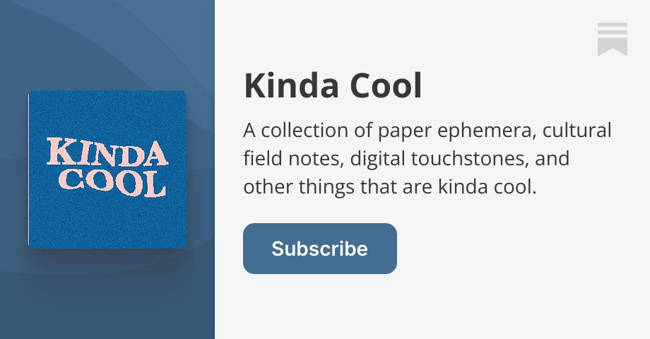 Kinda Cool | Hunter | Substack