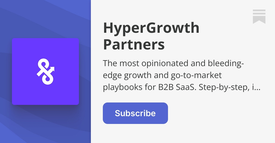HyperGrowth Partners — The Hockey Stick | ~G~ | Substack
