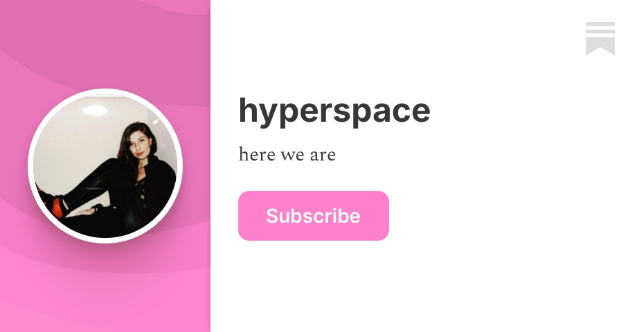 hyperspace | bhoka | Substack