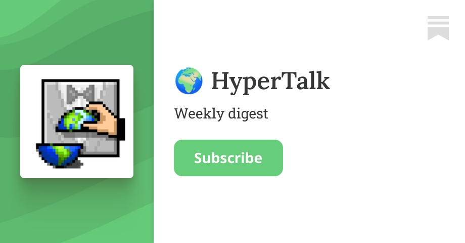 Archive - 🌍 HyperTalk