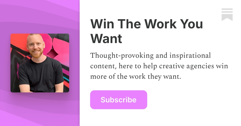 Win The Work You Want | Iain Swan | Substack