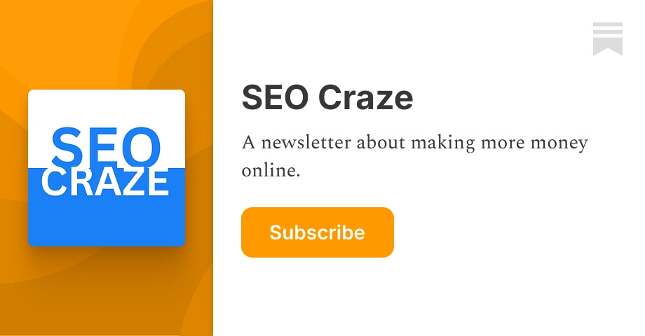 SEO Craze | Ian Job | Substack