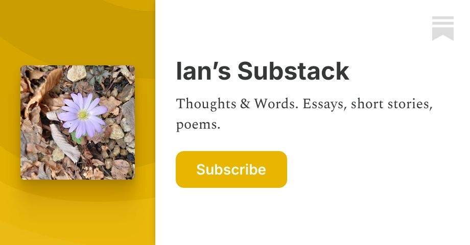 Ian’s Substack | Ian Joseph Luke | Substack