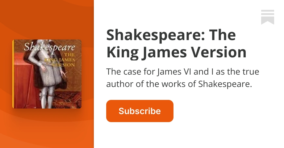 Shakespeare: The King James Version | Ian Stockdale | Substack