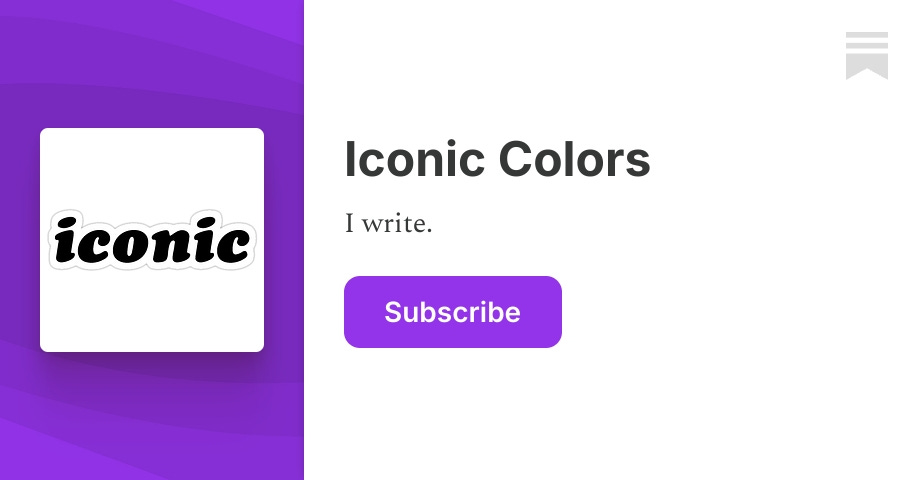 Iconic Culture | Substack