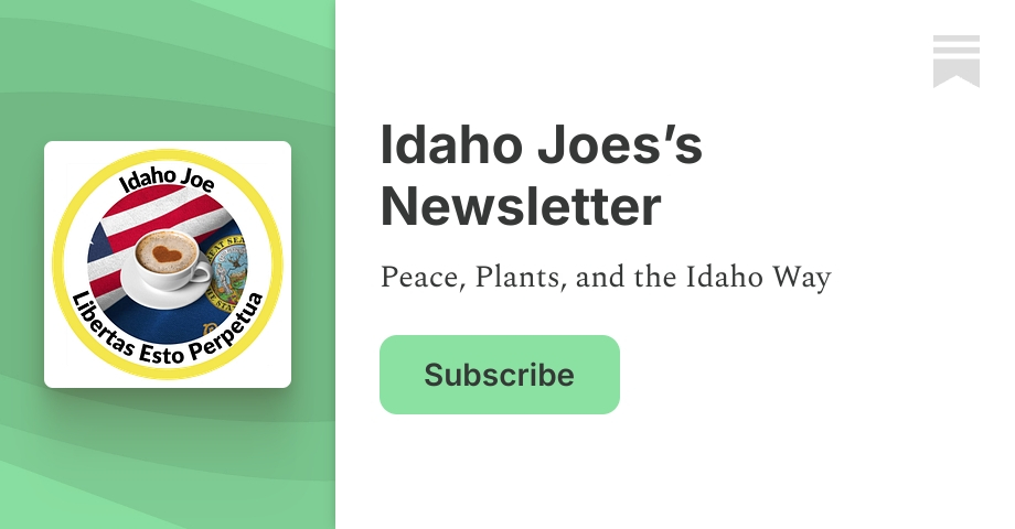 Idaho Joes’s Newsletter | Idaho Joe Evans | Substack