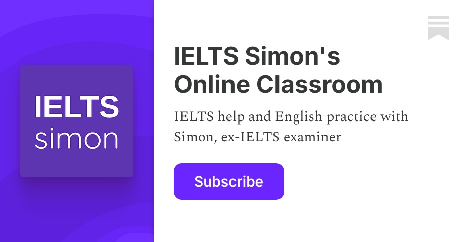 About - IELTS Simon's Online Classroom