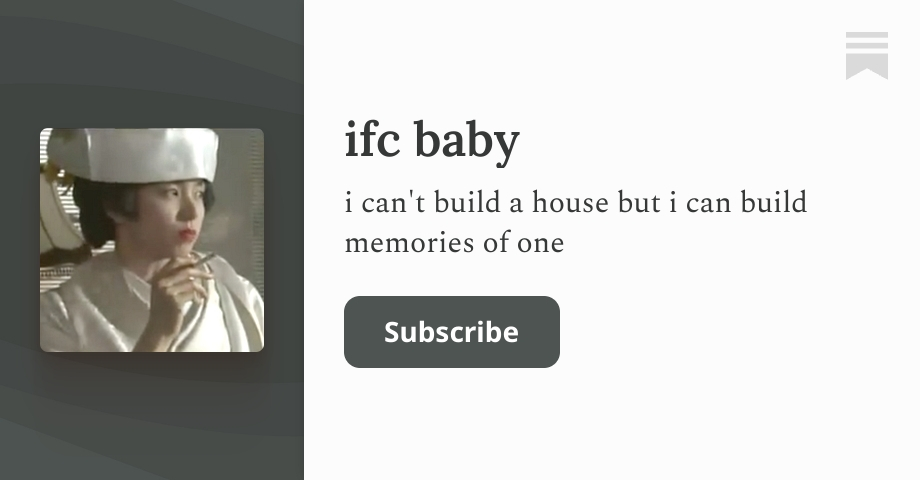 ifc baby | jaime | Substack