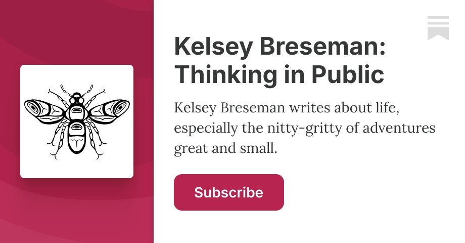 Kelsey Breseman: Thinking in Public | Substack