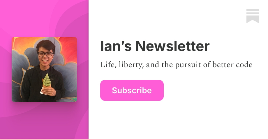 Ian’s Newsletter | Ian Macalinao | Substack