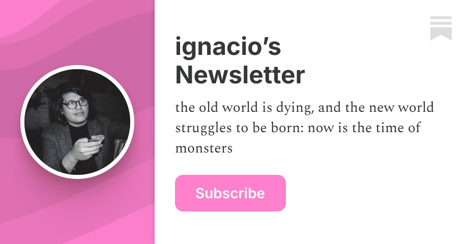 ignacio’s Newsletter | ignacio martinez | Substack