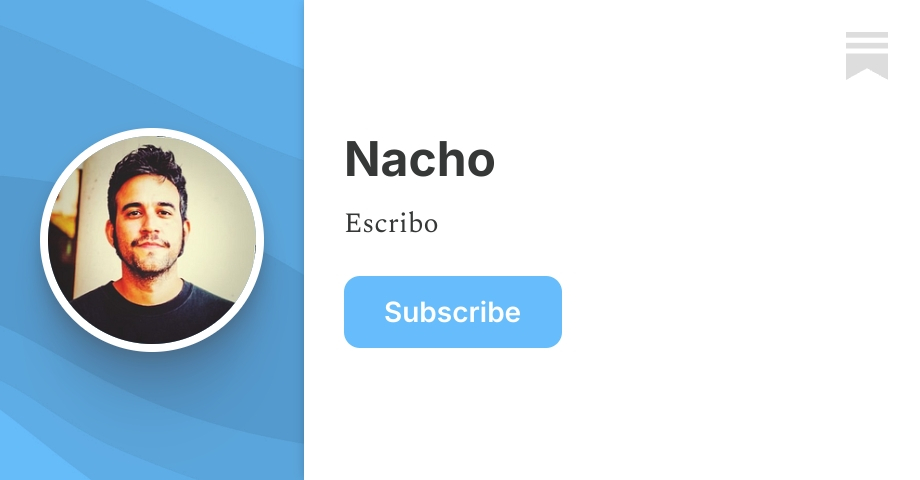 Nacho | Ignacio Pato | Substack