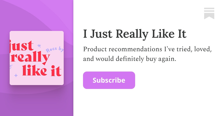 I Just Really Like It | Riddley Gemperlein-Schirm | Substack