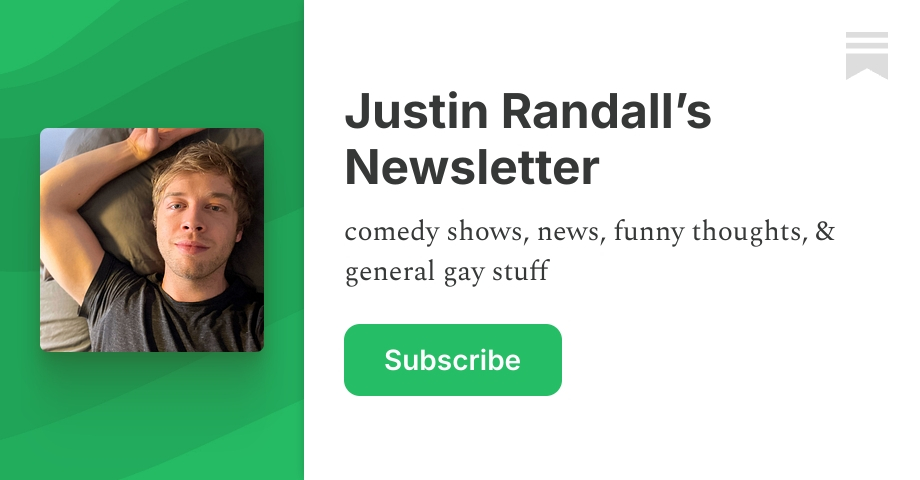 Justin Randall’s Newsletter | Substack