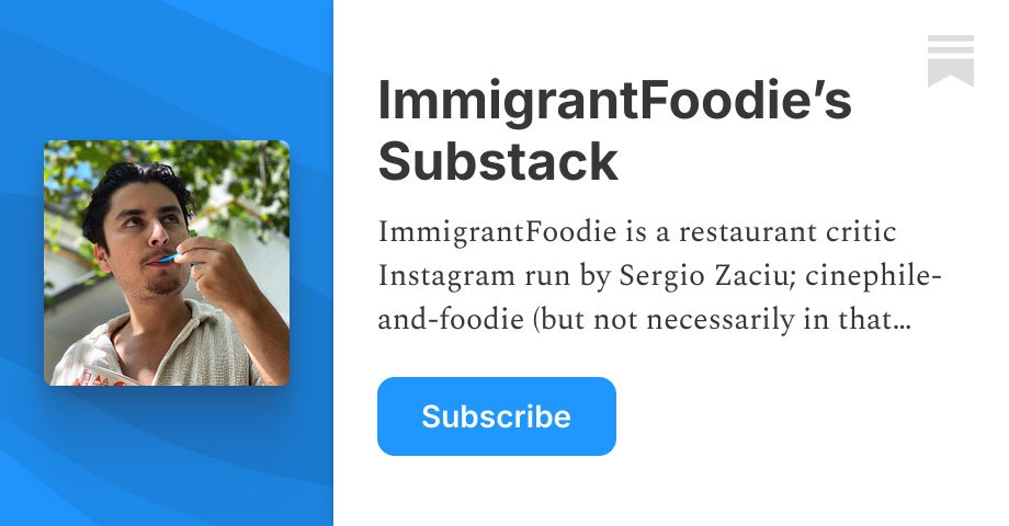 ImmigrantFoodie’s Substack | Substack