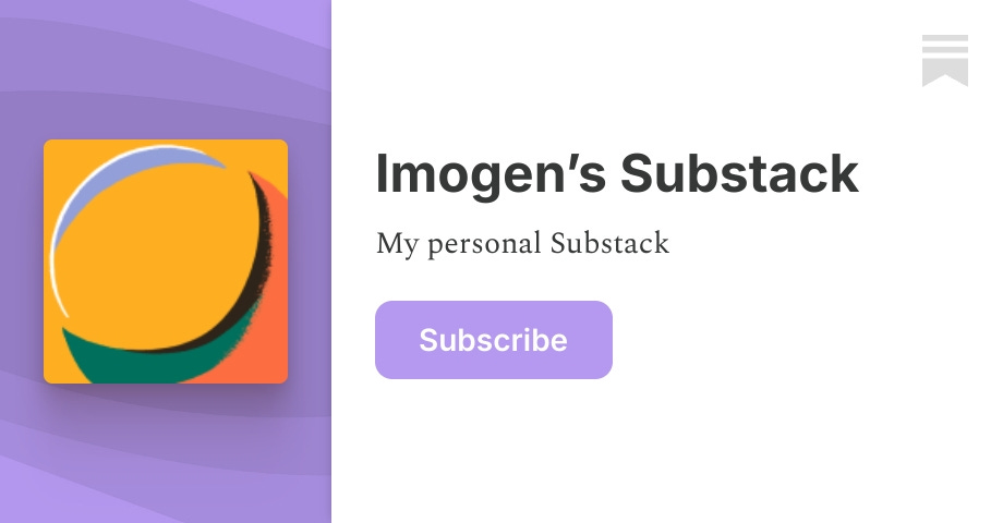 Imogen’s Substack | Imogen McNamara | Substack