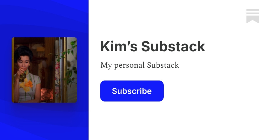 Kim’s Substack | Substack