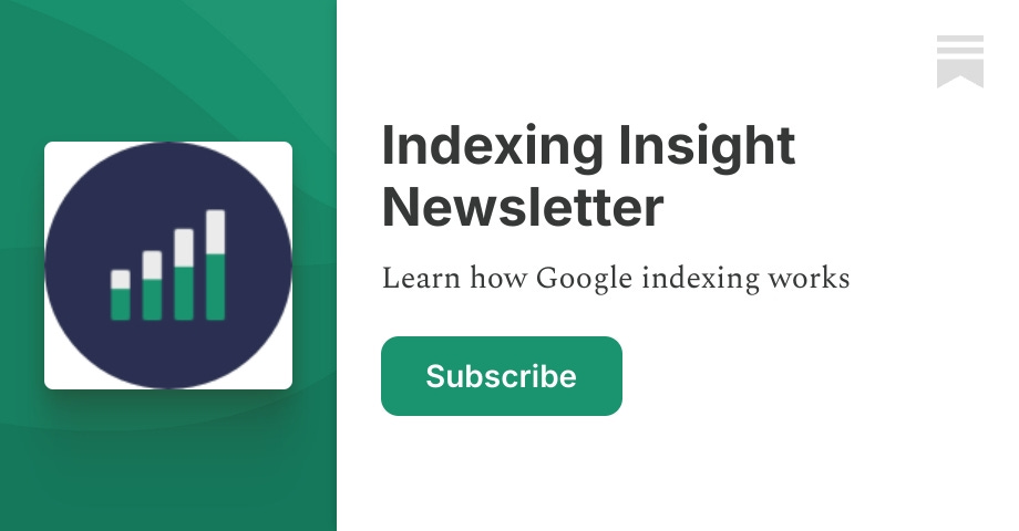 Indexing Insight Newsletter | Adam Gent | Substack