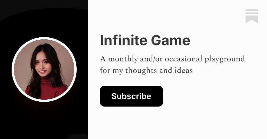 Infinite Game | Ada | Substack