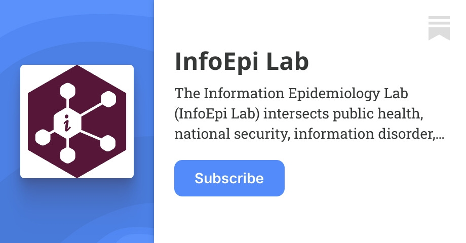 InfoEpi Lab | Substack
