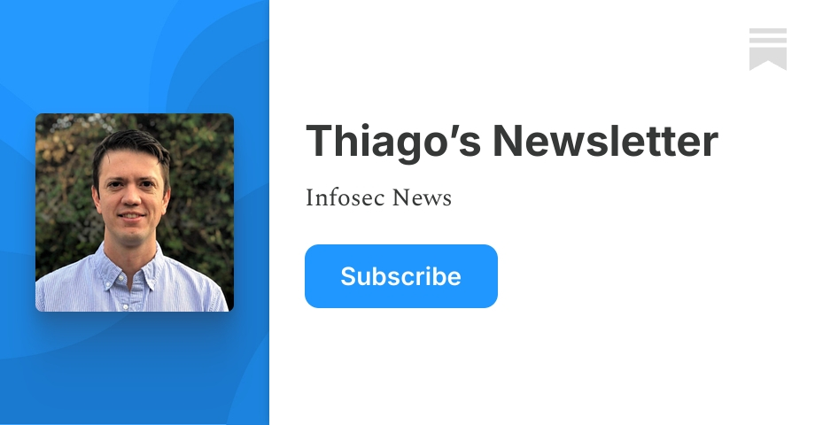 Thiago’s Newsletter | Thiago Teodoro | Substack