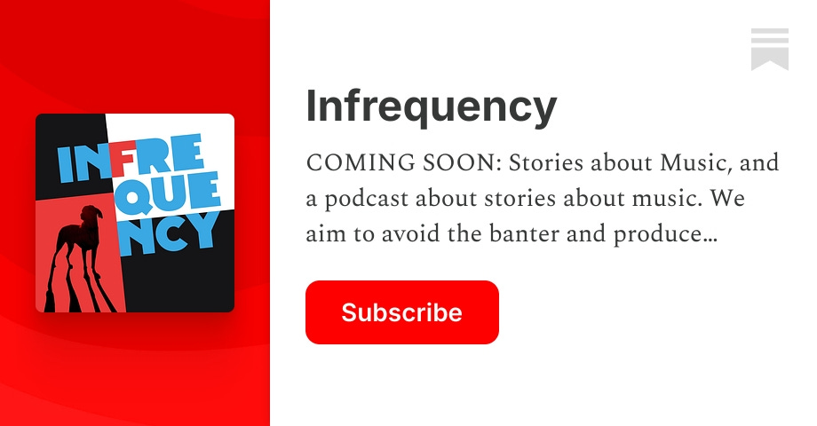 Infrequency | Substack