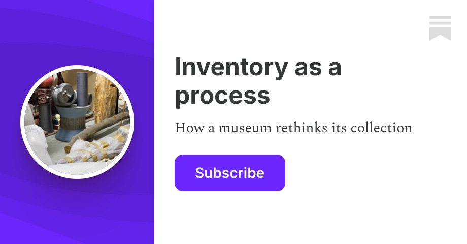 Inventory as a process | Innovation at Kunstmuseum | Substack