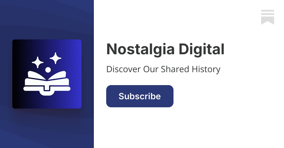 Nostalgia Digital | Andy // Nostalgia Digital | Substack