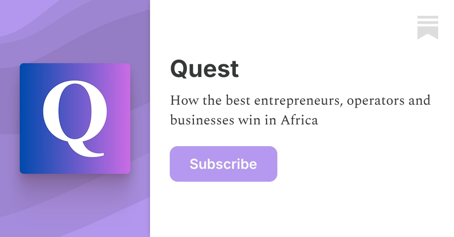 Quest | Daniel Adeyemi | Substack