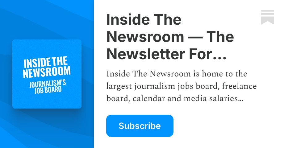 About - Inside The Newsroom — The Newsletter For Journalists