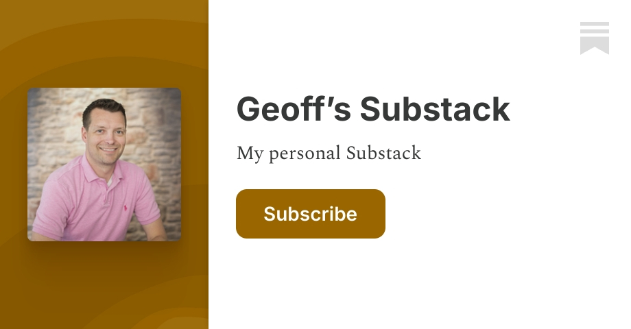 Geoff’s Substack | Substack